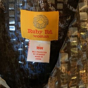 Ruby Rd. | Jackets & Coats | Ruby Rd Metallic Jacket With Pockets Size ...